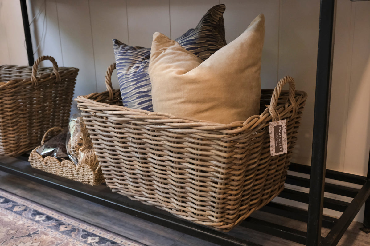 Rattan Laundry Basket – Emma Allen Design Studio